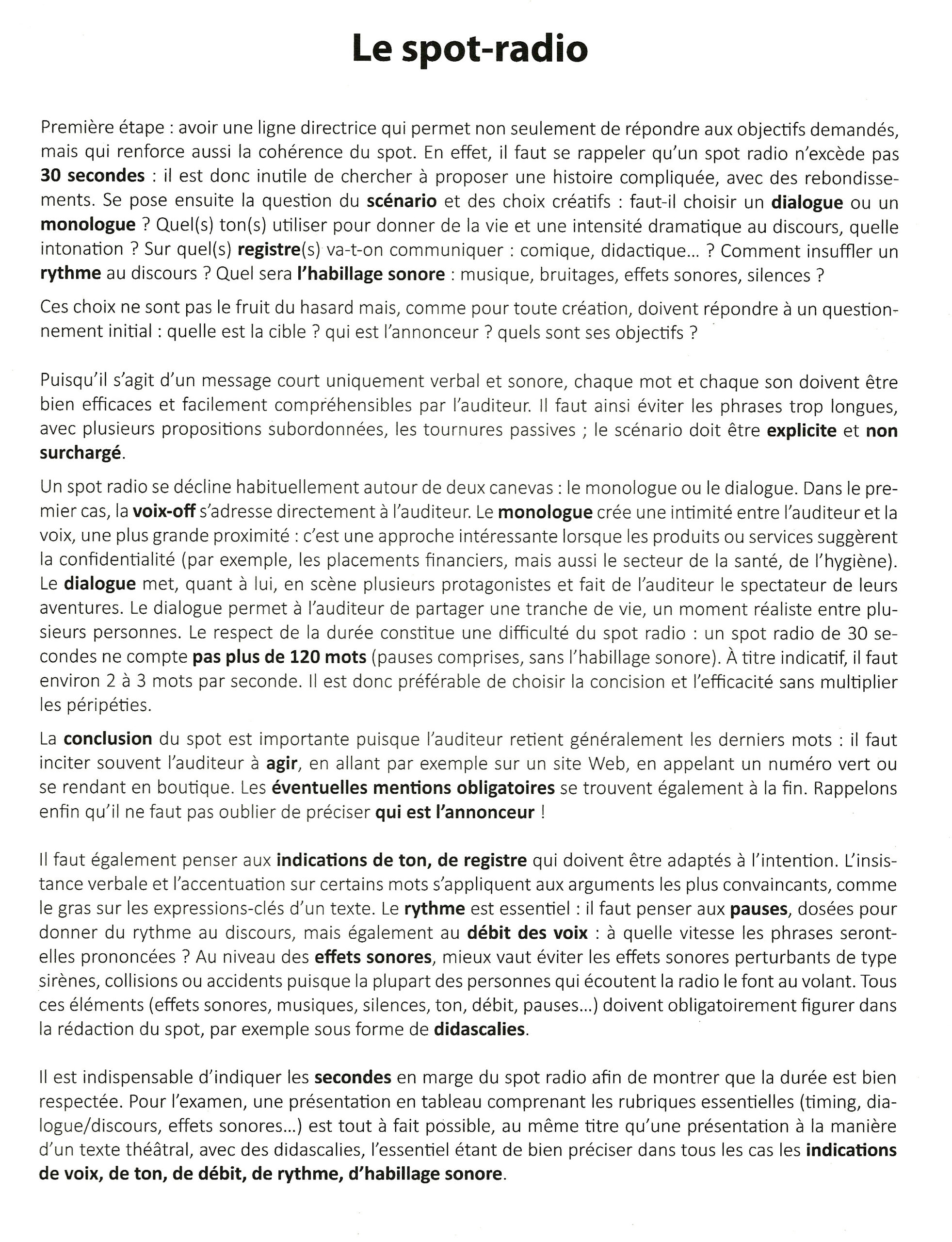 Spot audio ou radio – Site de Corinne Bourdenet Vicaire CBV